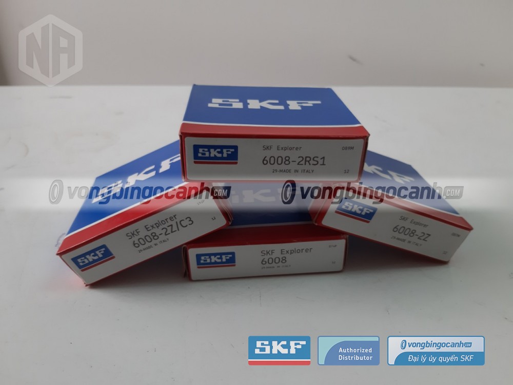 Vòng bi 6008, Thông số kỹ thuật và giá bán vòng bi SKF