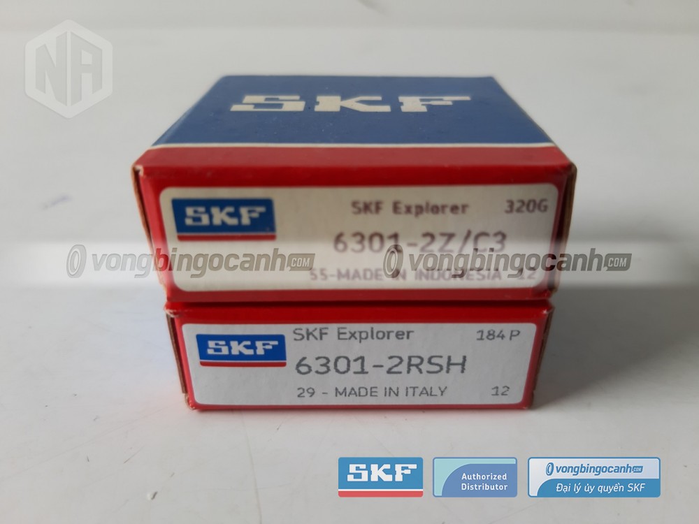 Vòng bi 6301, Thông số kỹ thuật và giá bán vòng bi SKF