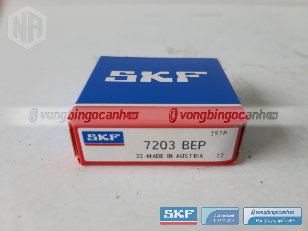 Vòng bi 7203, Vòng bi đỡ chặn SKF, Vòng bi Ngọc Anh, Đại lý ủy quyền SKF