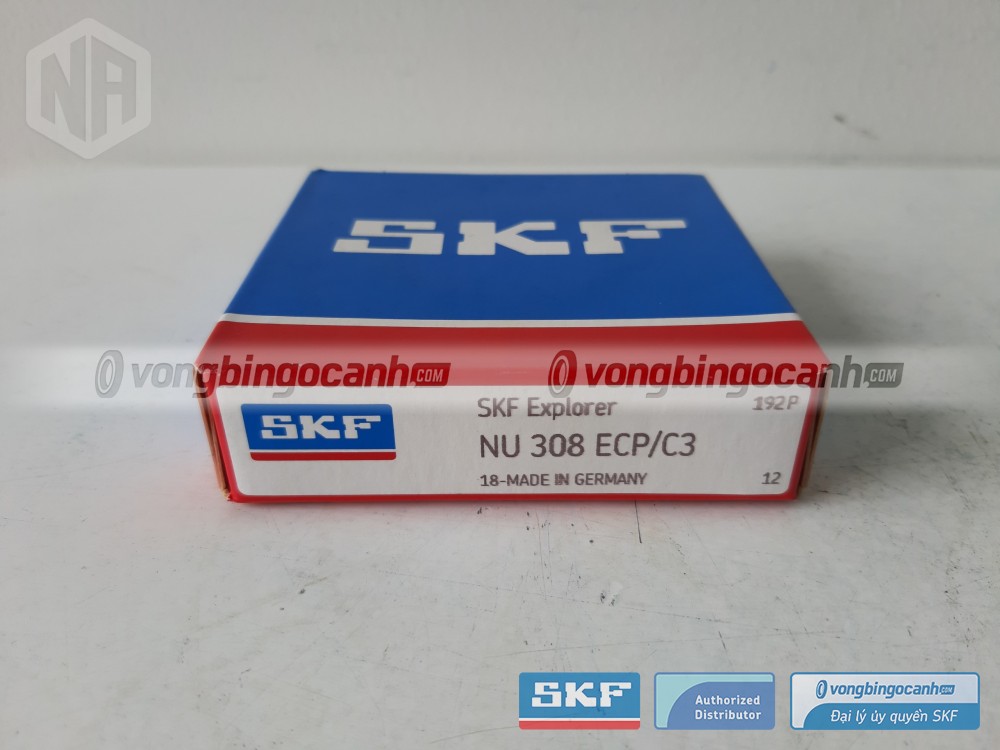 Vòng bi NU 308 ECP/C3, Thông số kỹ thuật và giá bán vòng bi SKF