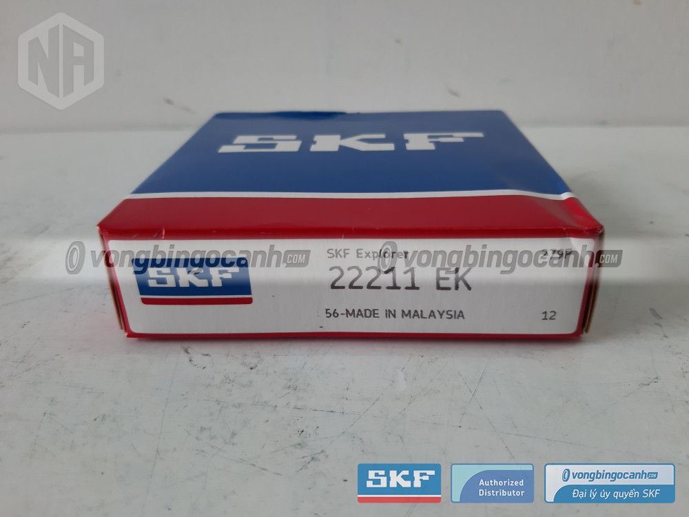 Vòng bi 22211 EK, Thông số kỹ thuật và giá bán vòng bi SKF