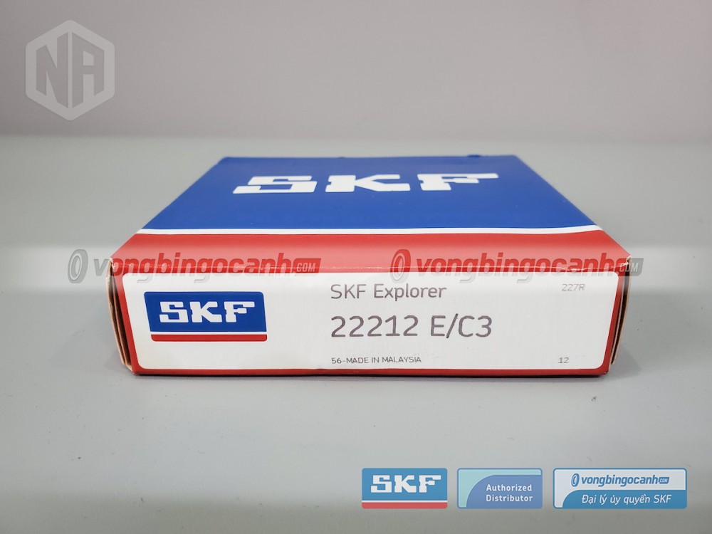 Vòng bi 22212 E/C3, Thông số kỹ thuật và giá bán vòng bi SKF